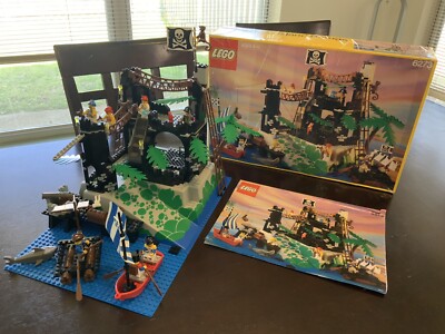 LEGO 6273 Pirates Rock Island Refuge 98% Complete w/ Instructions & Box ...