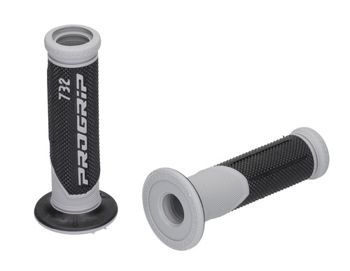 PROGRIP 732 Double Densité Route Poignées en Caoutchouc Ouvrir Noir ...