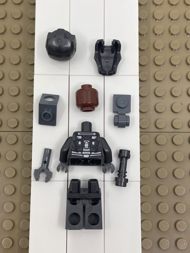 LEGO® Minifig sh819 - War Machine Pearl Dark Gray with Backpack | 76269 ...