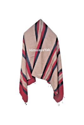 Himalayan Yak Wool Wrap Cozy very warm and soft 80" x 32" inches ...