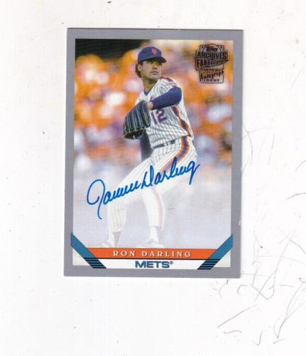 2022 Topps Archives - 1993 Fan Favorites Autographs Silver #93FF-RD Ron ...