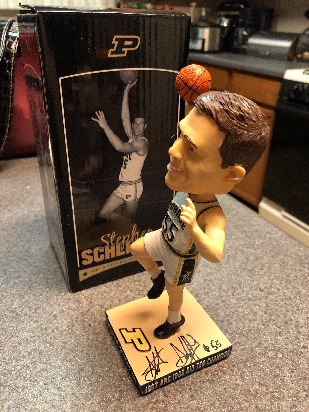Stephen Scheffler Bobblehead Purdue /2000 SGA Mackey 1/3/2018 ...