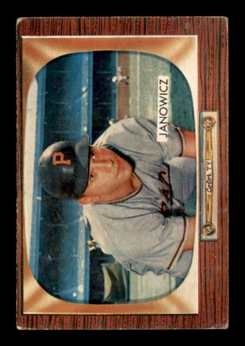 1955 Bowman #114 Vic Janowicz GVG Pirates 539914 | eBay