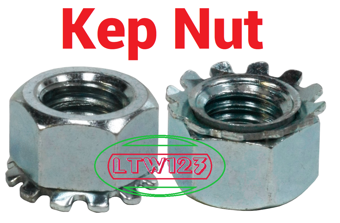 (Qty 25) #6-32 Kep Nuts/ External Tooth Star Lock Nuts Zinc | eBay