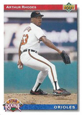 #17 Arthur Rhodes - Baltimore Orioles - 1992 Upper Deck Baseball | eBay