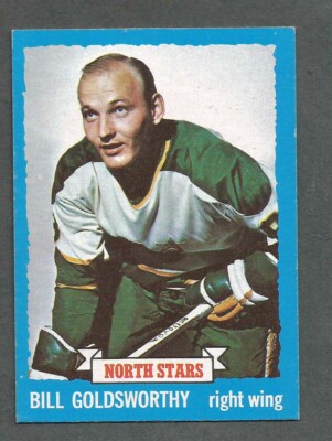 1973-74 Topps Hockey Bill Goldsworthy #62 Minnesota North Stars NM/MT ...