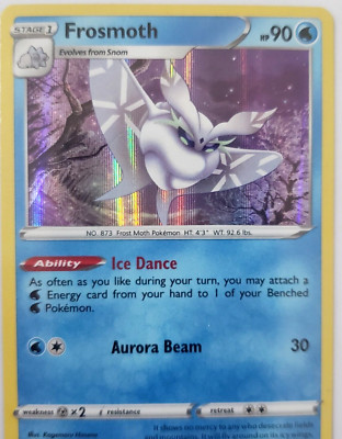 Frosmoth Holo Rare Pokemon Card 064/202 | eBay