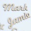 Script names, letters or words. Wooden 3.2mm thick High Quality MDF ...