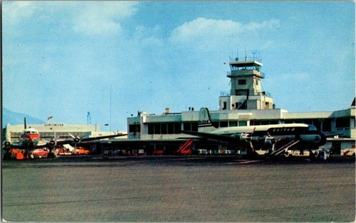 1950'S. LOCKHEED AIR TERMINAL. BURBANK, CA. POSTCARD. YD4 | eBay