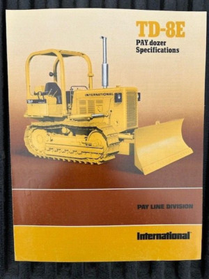 Original Vintage IH International Harvester TD-8E Pay Dozer ...