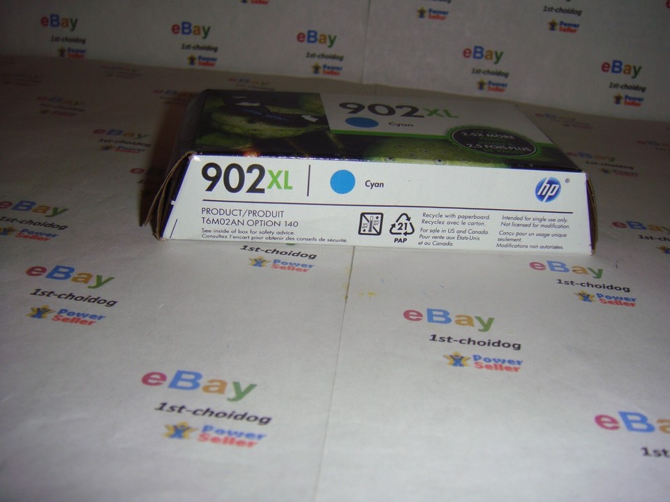 HP 902XL CYAN ~ HP Factory Sealed Retail Box ~ Expired NOV 2023 | eBay