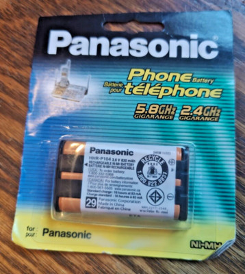 Panasonic Ni-MH Cordless Telephone Battery 5.8GHz HHR-P104A/1B | eBay