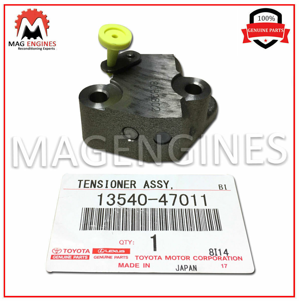 13540-47011 GENUINE OEM CHAIN TENSIONER ASSY, NO.1 FOR AURIS COROLLA ...