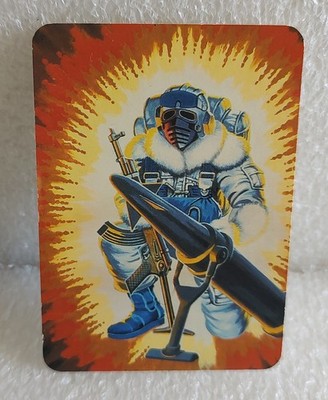 VINTAGE HASBRO GI JOE 1986 COBRA SNOW SERPENT TRADING CARD SERIES 1 ...
