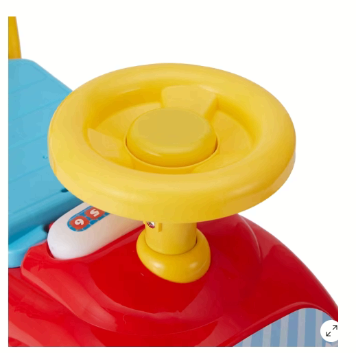 4 Wheel Ride On Toy Foot To Floor Ride On Step Car Kids Gift Age 3 ...