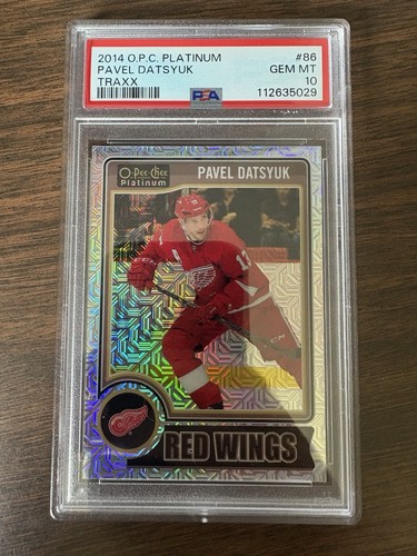 2014-15 O Pee Chee Platinum Pavel Datsyuk Traxx PSA 10 POP 1 | eBay