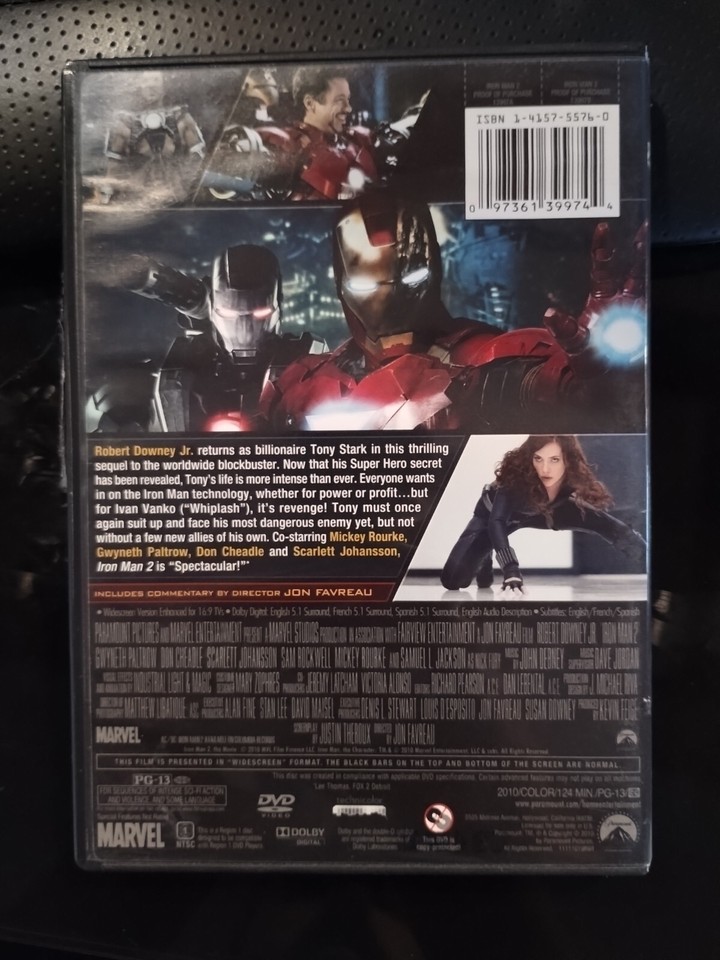 Iron Man 2 (DVD, 2010) | eBay