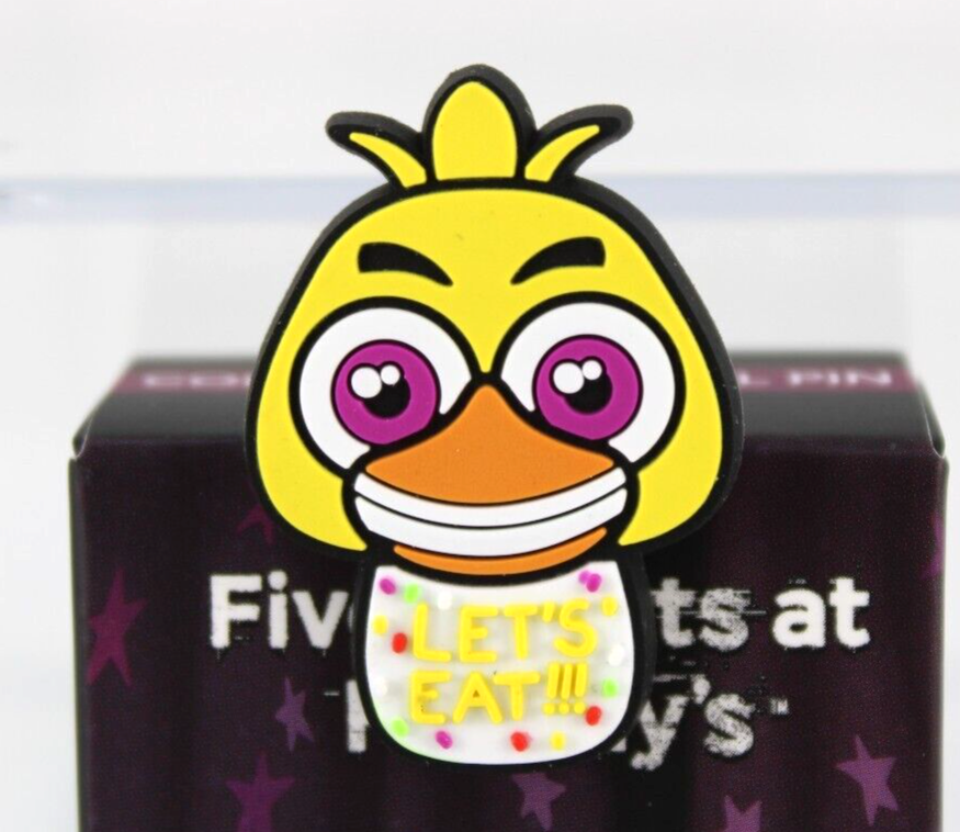 Five Nights At Freddys Chica Chibi Vinyl Pin 1.50" New 2023 Horror ...