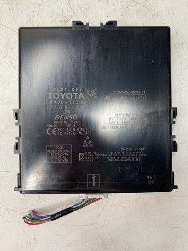 2016 16 Toyota Prius Theft locking Keyless Ignition Smart Key Module ...