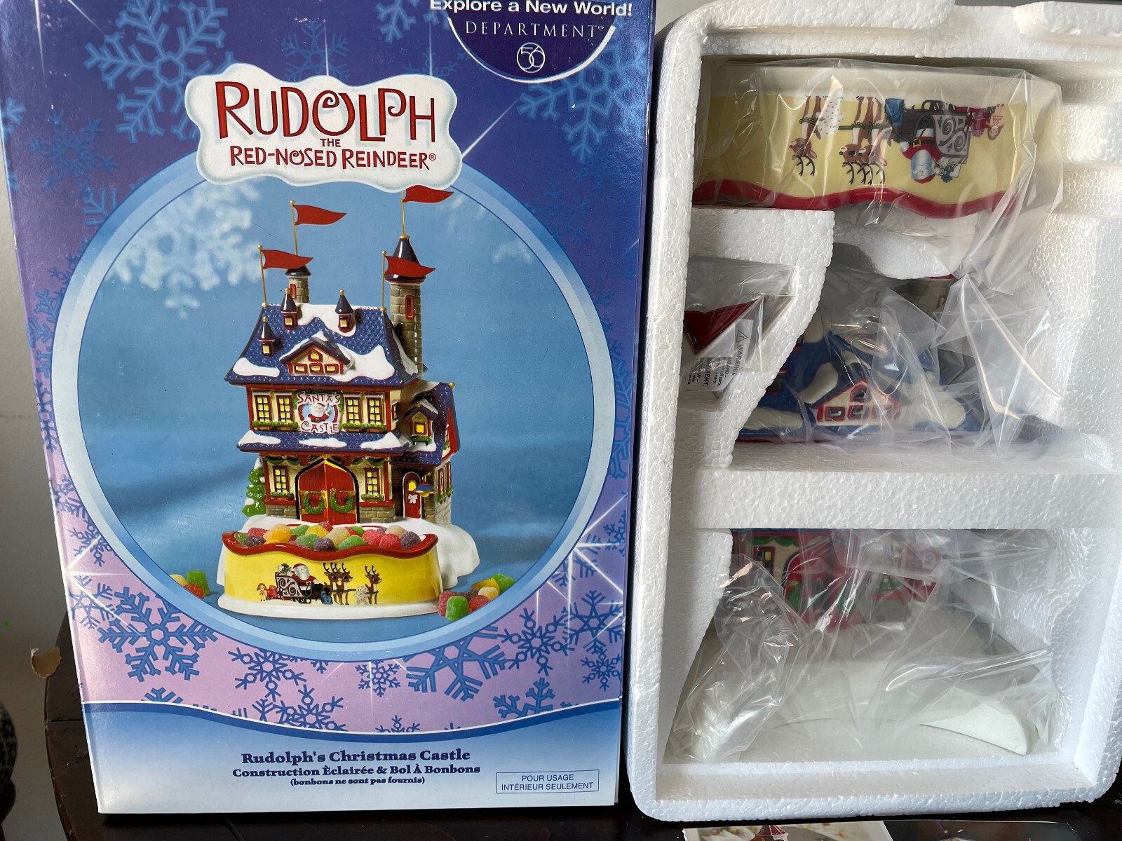 Department 56 - Rudolph's Christmas Castle - A New World - New | eBay