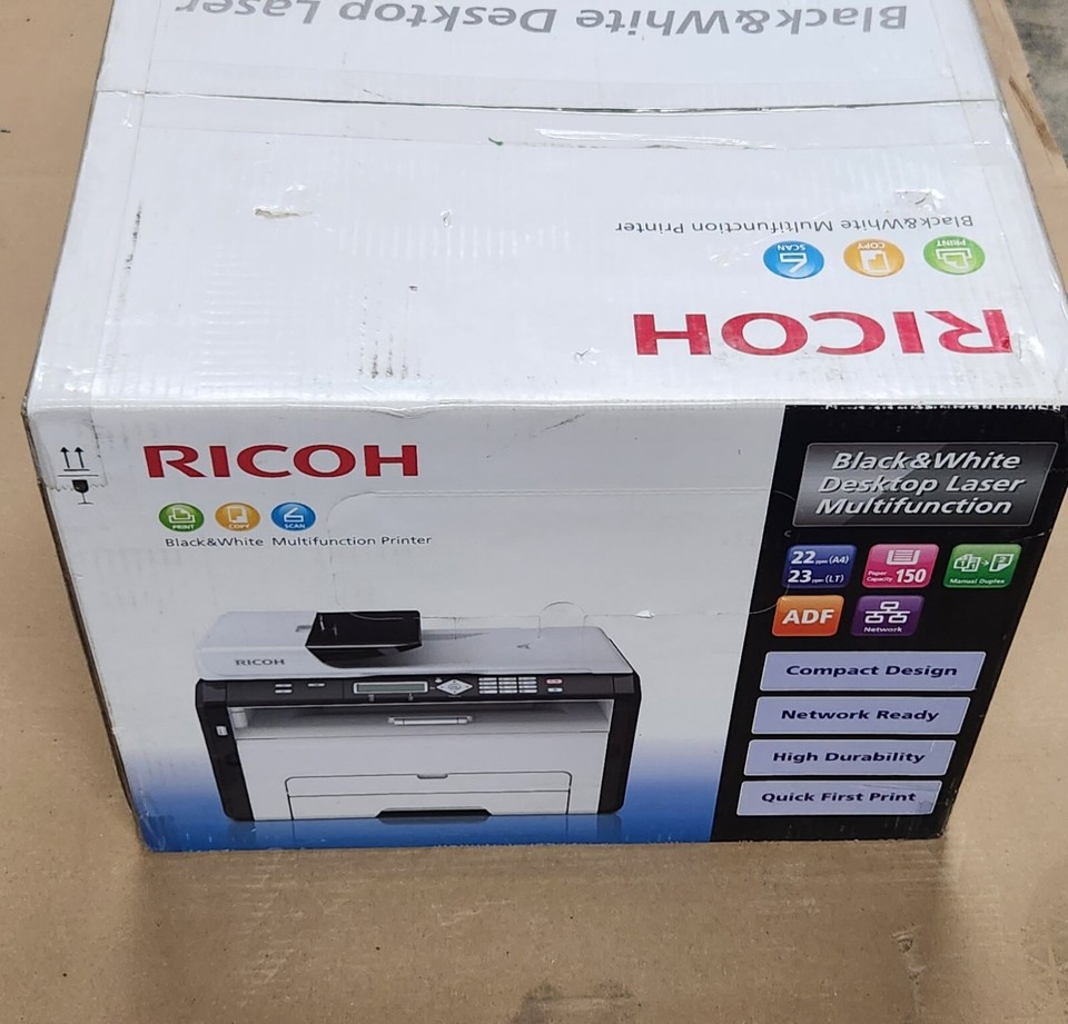 Ricoh Aficio SP 204SN All-In-One Laser Printer 26649072055| eBay