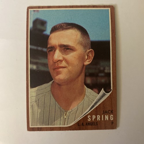 1962 Topps Baseball Jack Spring Los Angeles Angels Card #257 | eBay
