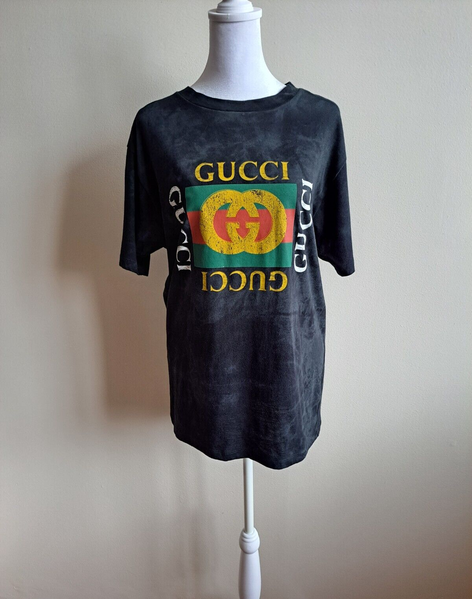 Gucci Women Black Loved Vintage Gucci T-Shirt | eBay Gucci Women Black Loved Vintage Gucci T-Shirt | eBay