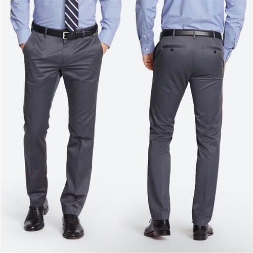 Bonobos Grey Weekday Warrior Friday Slim Dress Pants 30 X 32 | eBay
