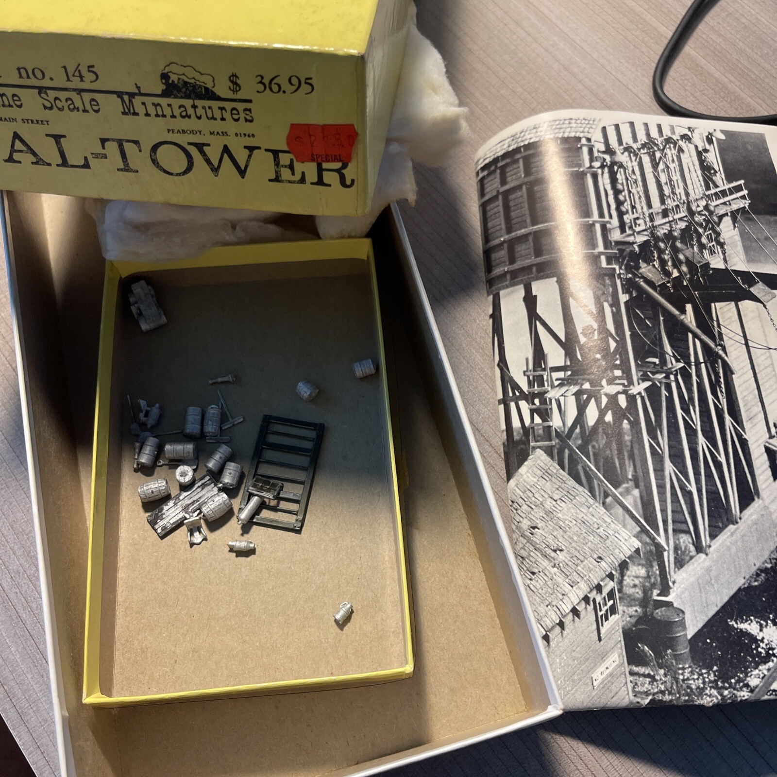 Fine Scale Miniatures - Coal Tower- Kit #145- HO scale “ Not Complete ...