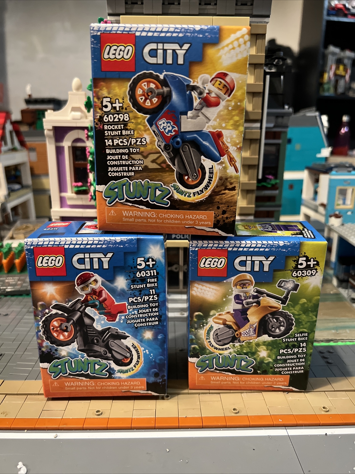 LEGO 60298, 60308, 60311 CITY STUNTZ STUNT BIKE SET OF 3 NEW! | eBay