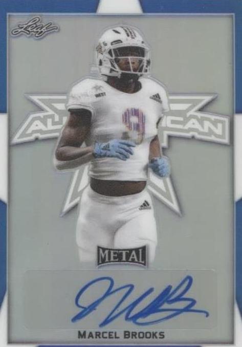 2019 Leaf Metal U.S. Army All-American Bowl - Marcel Brooks #BA-MB1 ...