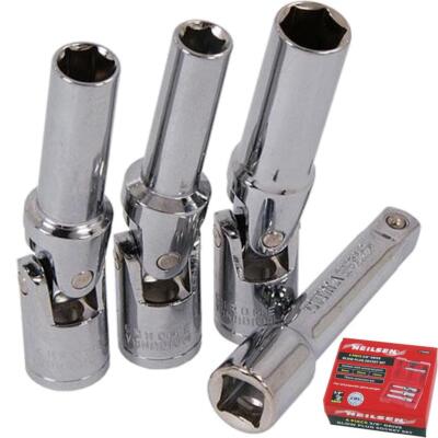 Neilsen 4pc Glow Plug Universal Joint Socket Set Metric Sockets Hub ...