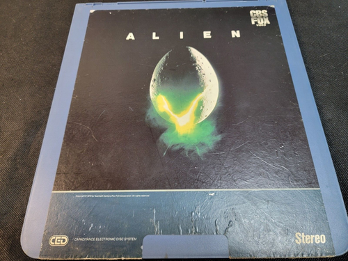 ALIEN (1979) CLASSIC SCIENCE FICTION HORROR CED DISC NOT LASERDISC | eBay