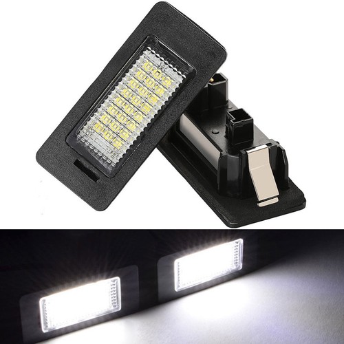 2x Ultra White LED Car Trunk License Plate Lights Set for BMW E39 E60 ...