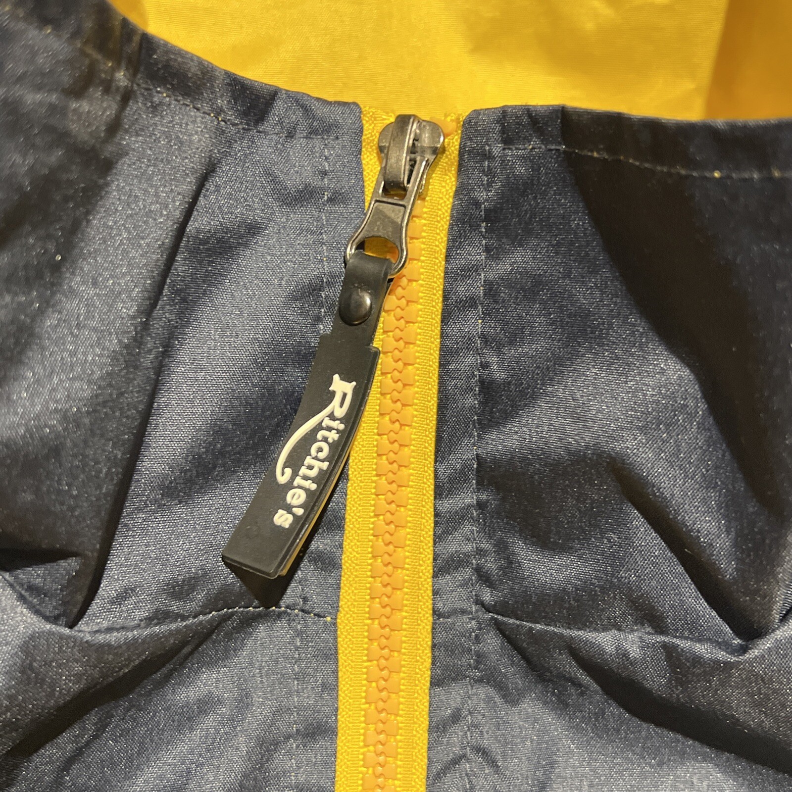 Cape Cod Crew Windbreaker Mens M Ritchie's Sportswear Yellow Blue ...