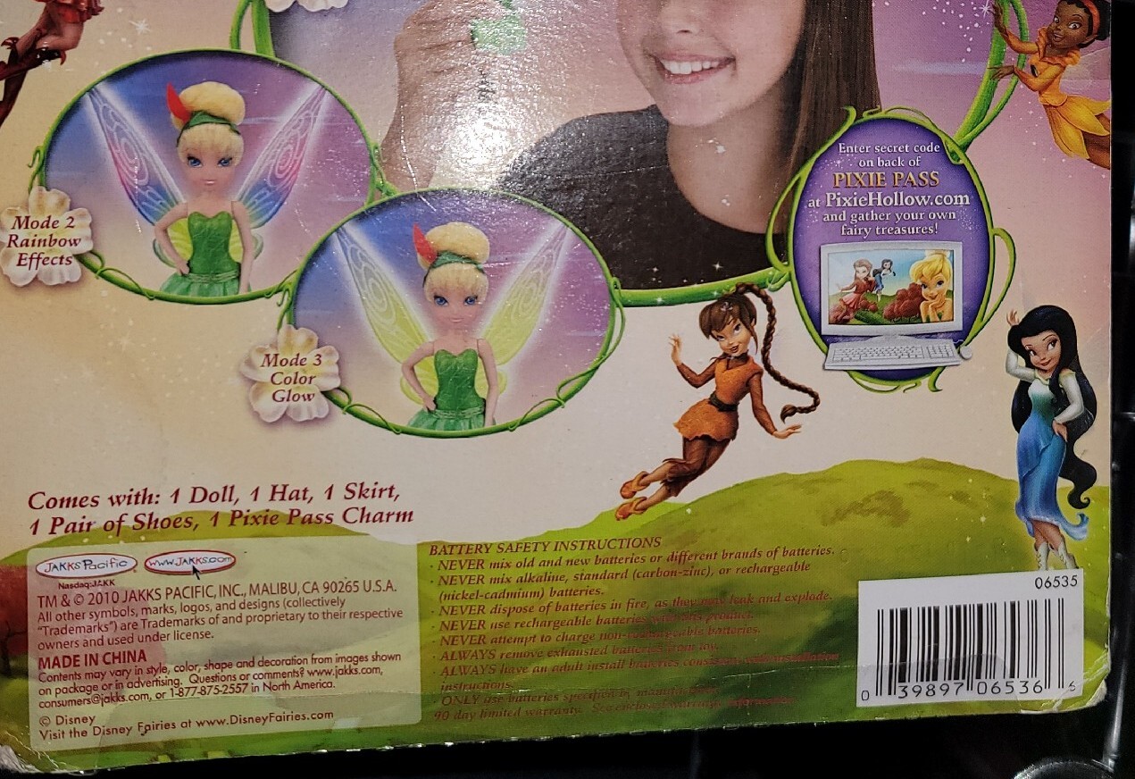 Tinkerbell Lost Treasure Disney Silvermist doll playset Toy 2010 | eBay