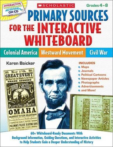 Primary Sources for the Interactive Whiteboard: Colonial America, We ...