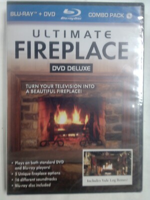 TV Fireplace The Ultimate Blue-Ray AND DVD DELUXE Turn TV into ...