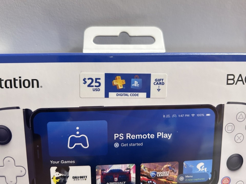 Backbone One for iPhone PlayStation 4 and PS 5 Edition w/25 Gift Card ...