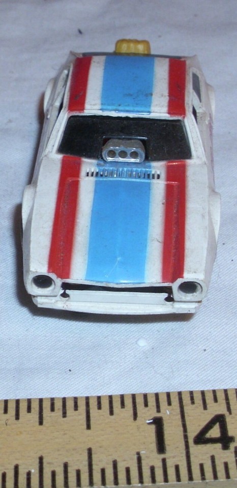 TYCO PRO SUPER PINTO CAR HO SLOT CAR 1973 IN RED, WHITE & BLUE | eBay
