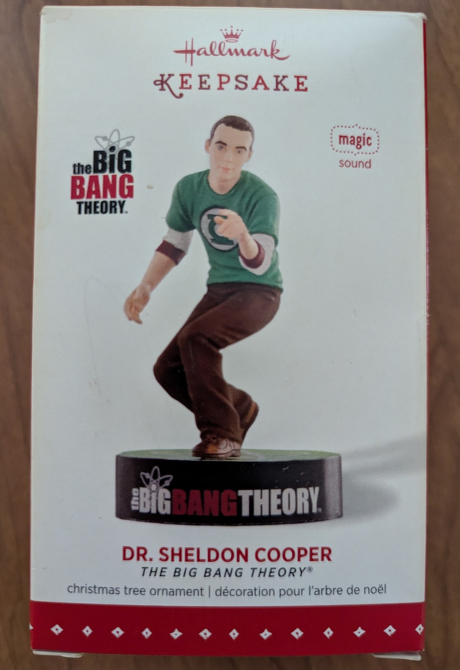 Big Bang Theory Dr. Sheldon Cooper Magic Sound Hallmark Keepsake ...