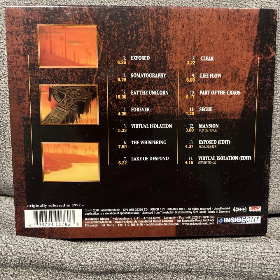 Extinct Instinct (Special Edition) by Threshold (CD, Mar-2004, Inside ...