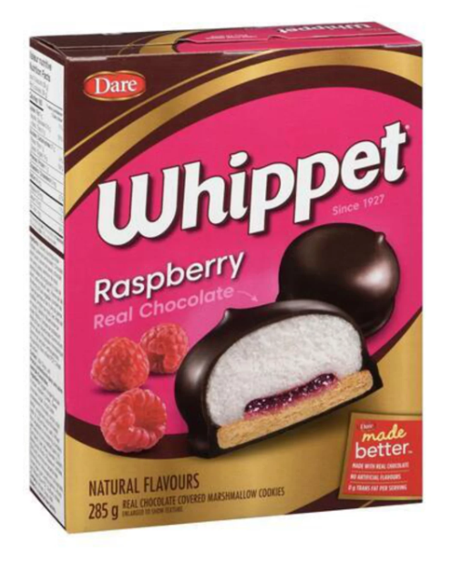 Dare Whippet Chocolate Covered Marshmallow Cookie Raspberry 285g (2 ...