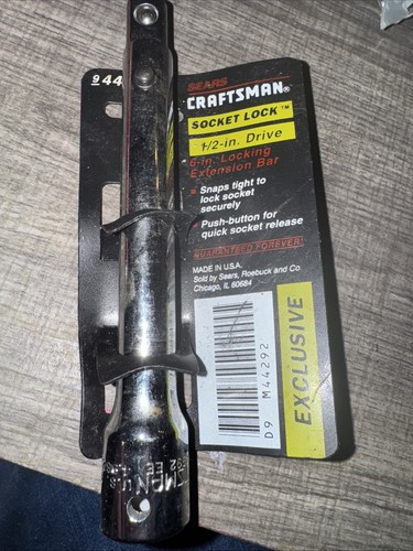 Very Rare Sears Craftsman USA Nos 1/2” Drive Socket Lock Extension 6 ...