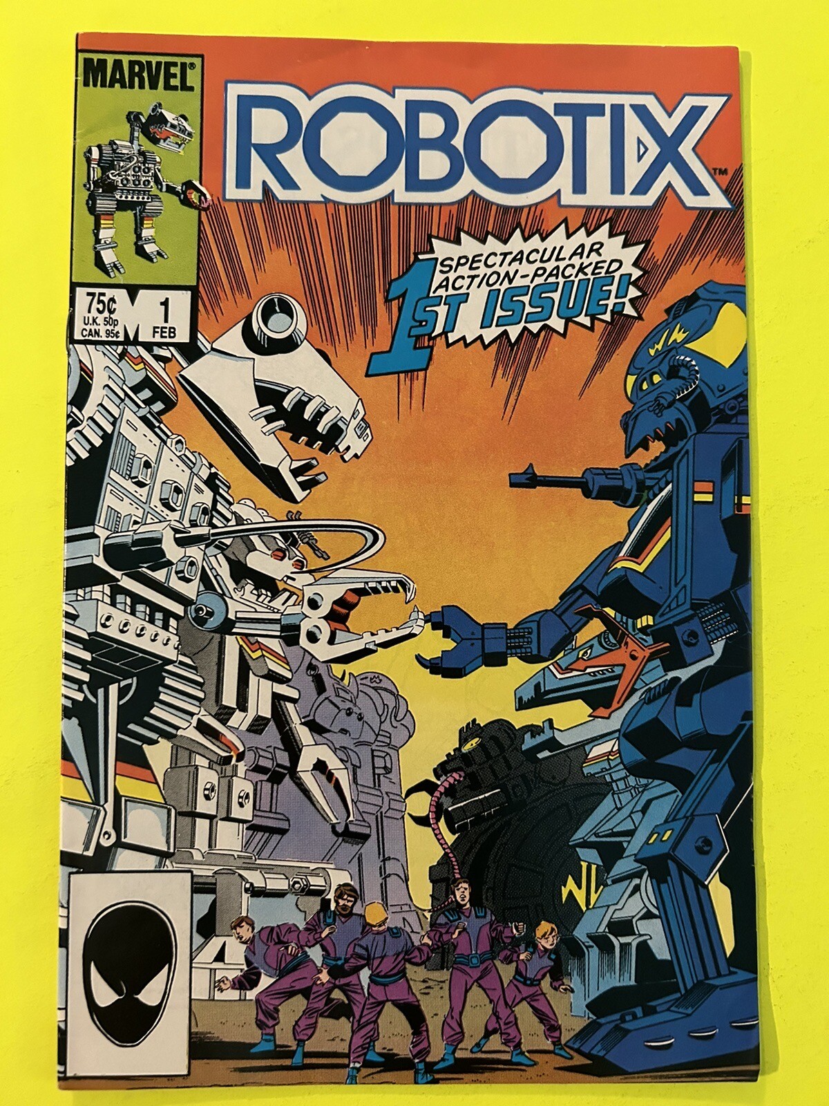 ROBOTIX NO 1 Herbert Waldo 'Herb' Trimpe Story & Cover MARVEL COMICS 1986 | eBay