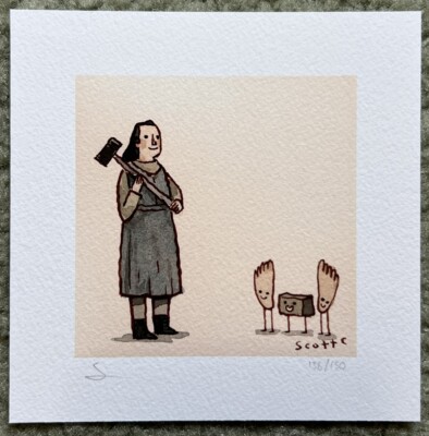 Misery Stephen King Movie Horror Showdowns Print Mondo Poster Scott C ...