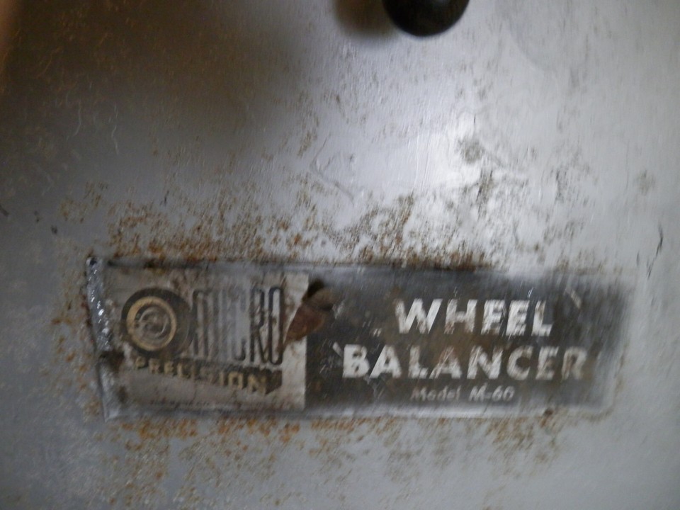 Vintage MICRO-PRECISION Bubble Wheel & Tire Balancer Model M-60 car ...