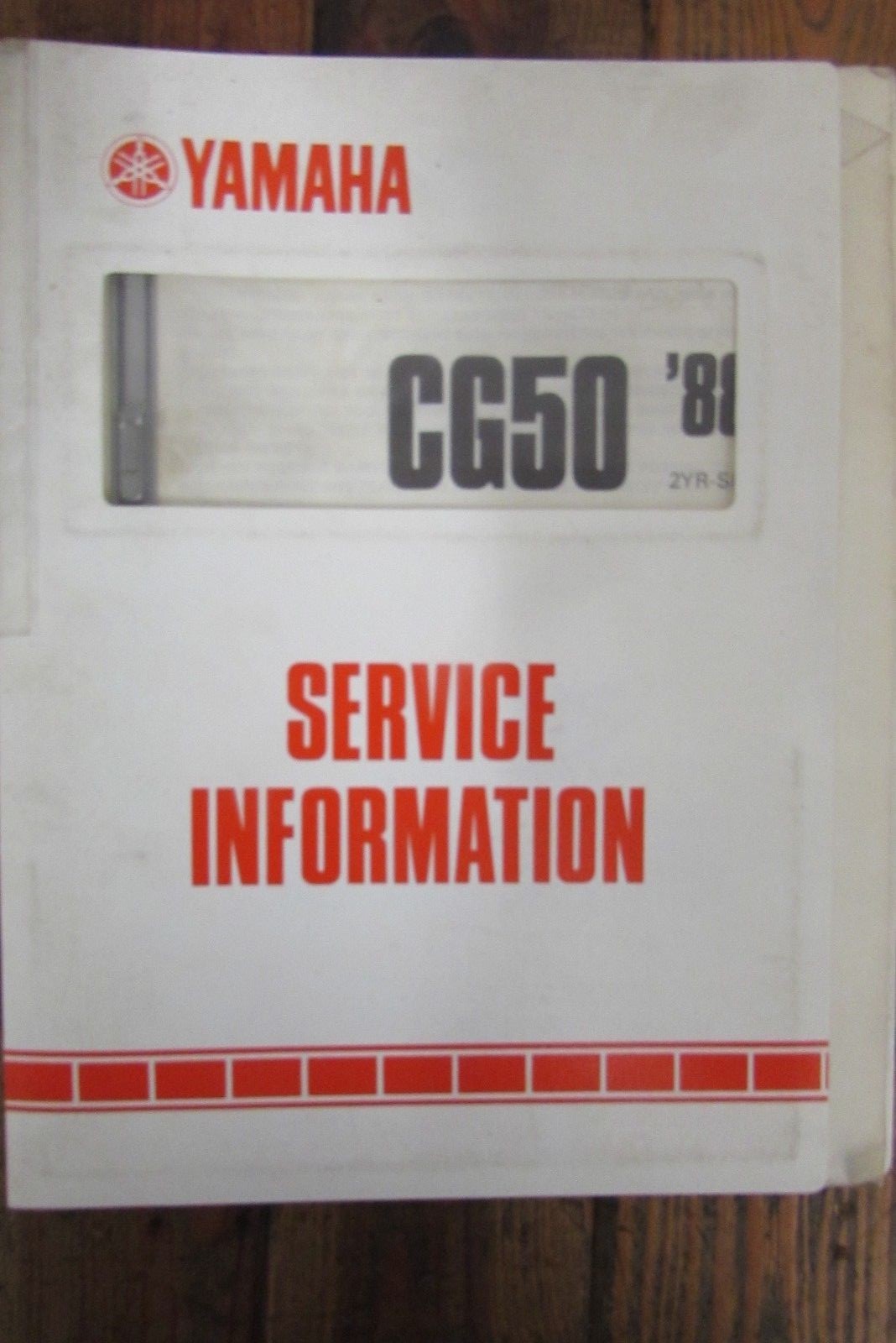 1988 YAMAHA CG50 SERVICE INFORMATION + WIRING DIAGRAM 2YR-SE1 CG 50 ...