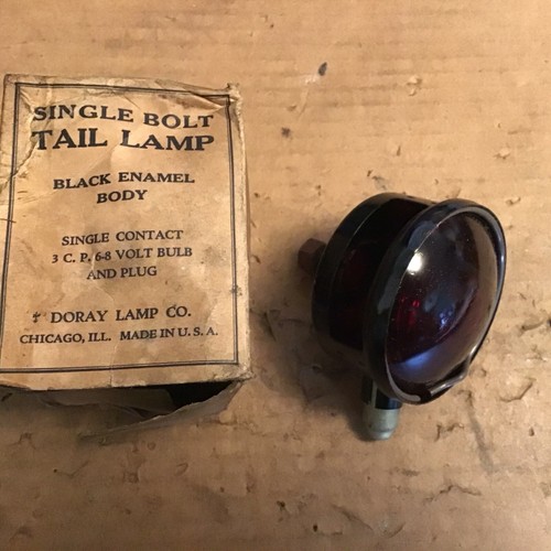 Vintage DoRay Tail Light Glass Lens Teens 20’s New | eBay