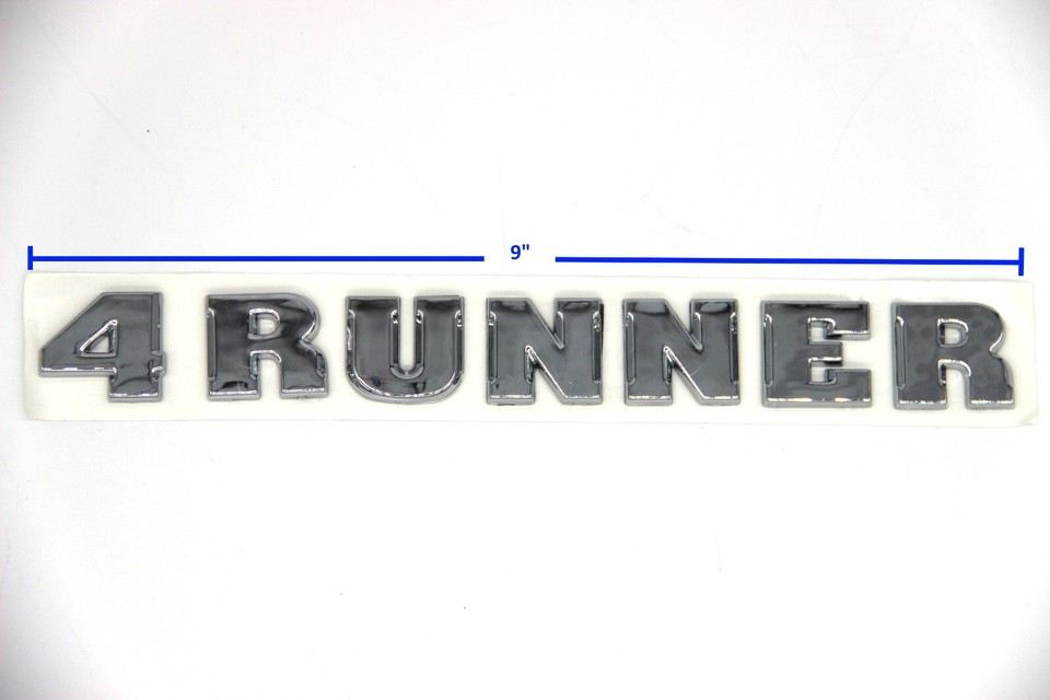Fits Toyota 4RUNNER Emblem 2003 - 2009 Rear Trunk Liftgate Chrome badge ...